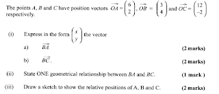 Solved The poicts A,B and C have position vectors | Chegg.com