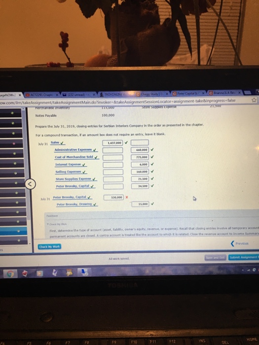 Solved Peter Bronsky capital on the bottom left is marked | Chegg.com