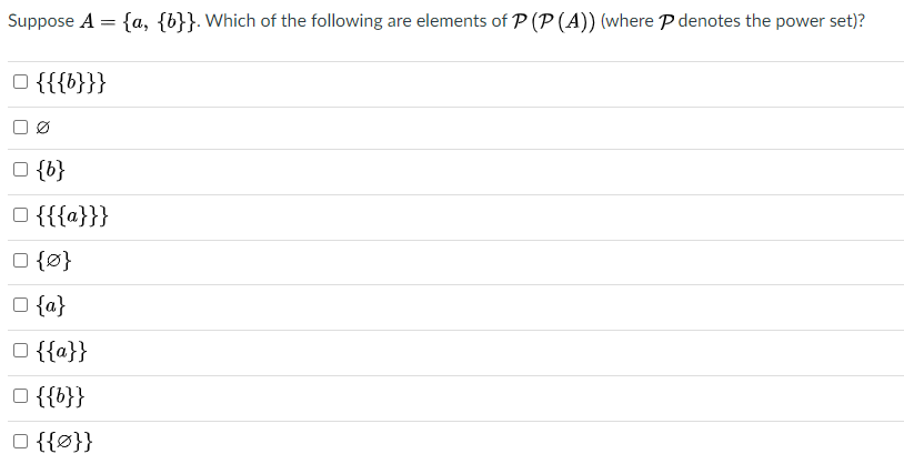Solved Suppose A, B, and Care arbitrary finite sets. What is | Chegg.com