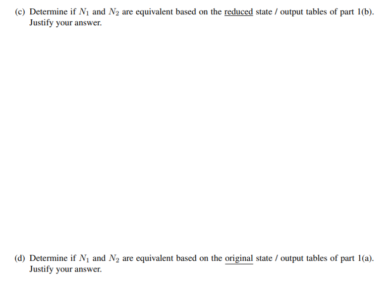 Solved Consider the following state machines (Circuits Ni | Chegg.com