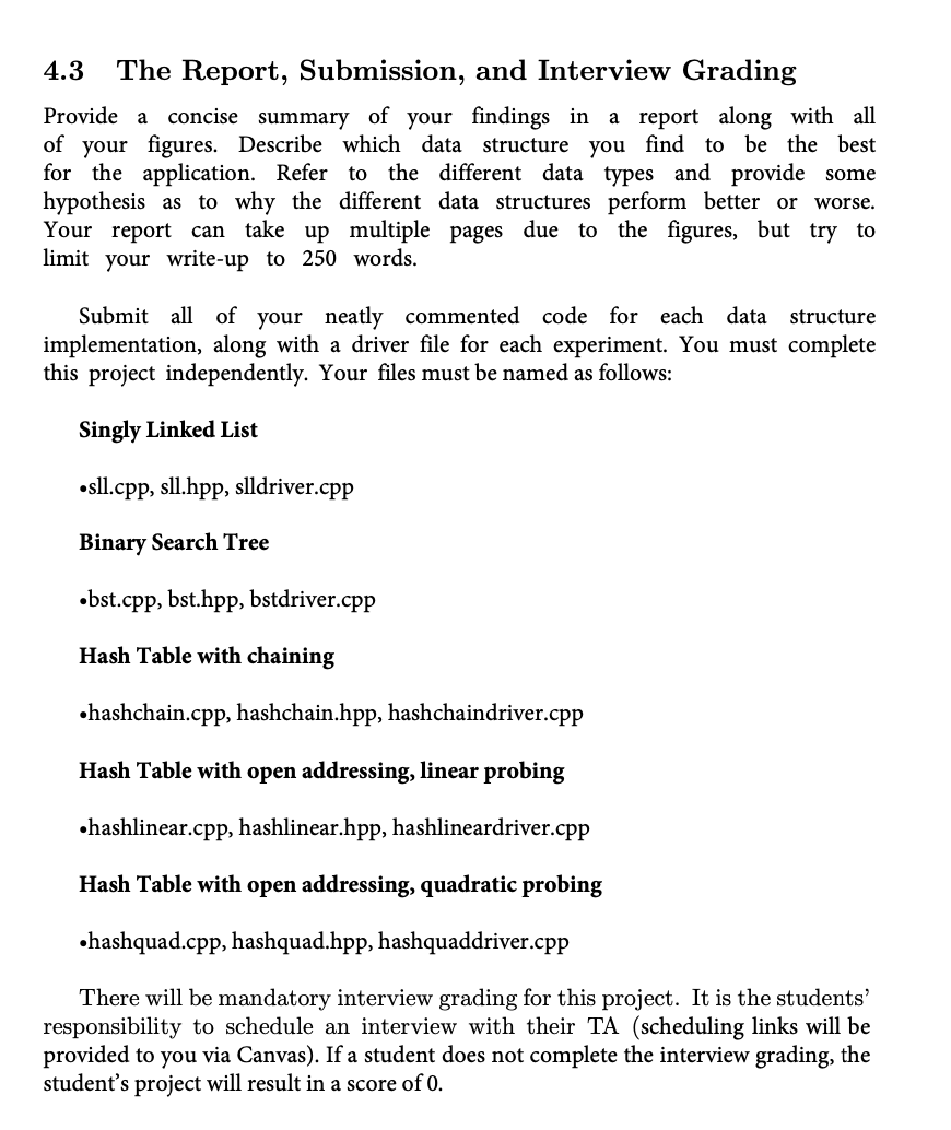 Solved for hashing with chaining is provided to serve as a | Chegg.com