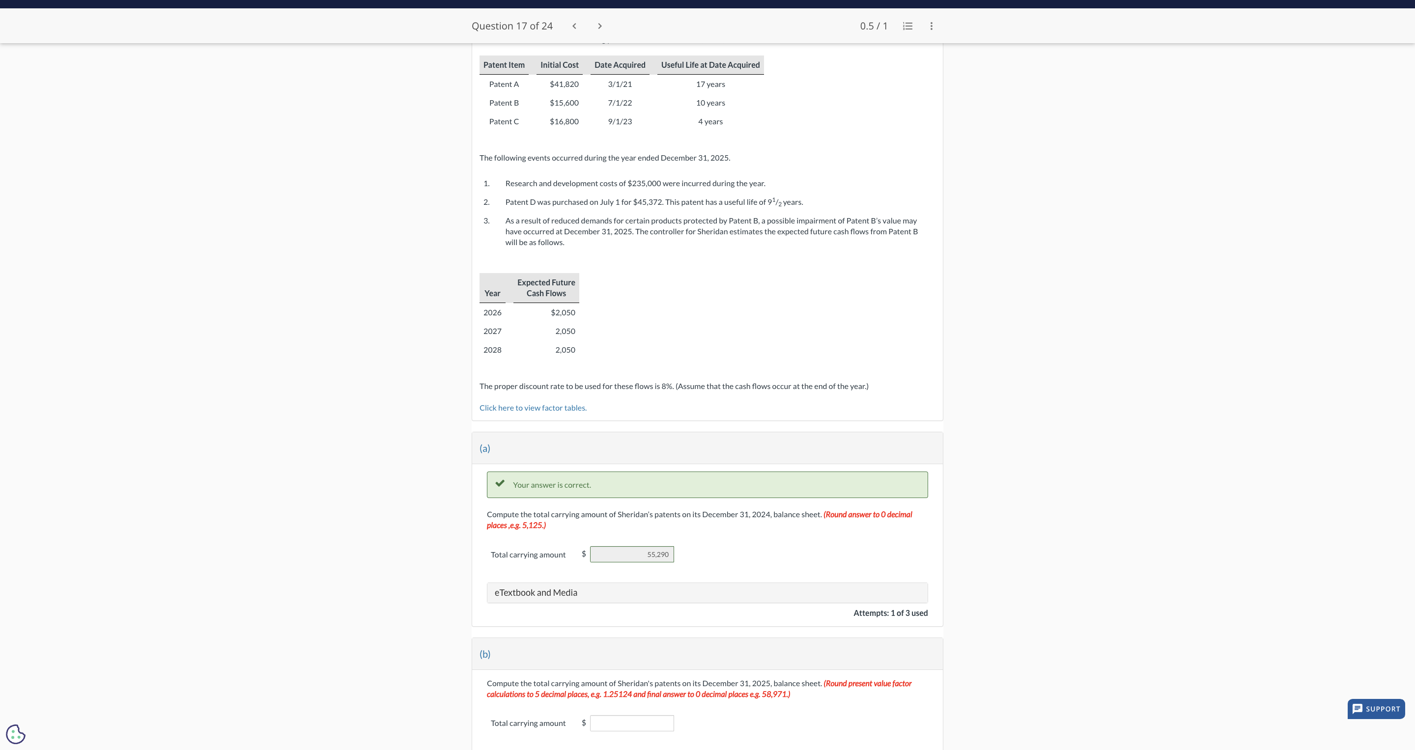 Solved The following events occurred during the year ended | Chegg.com