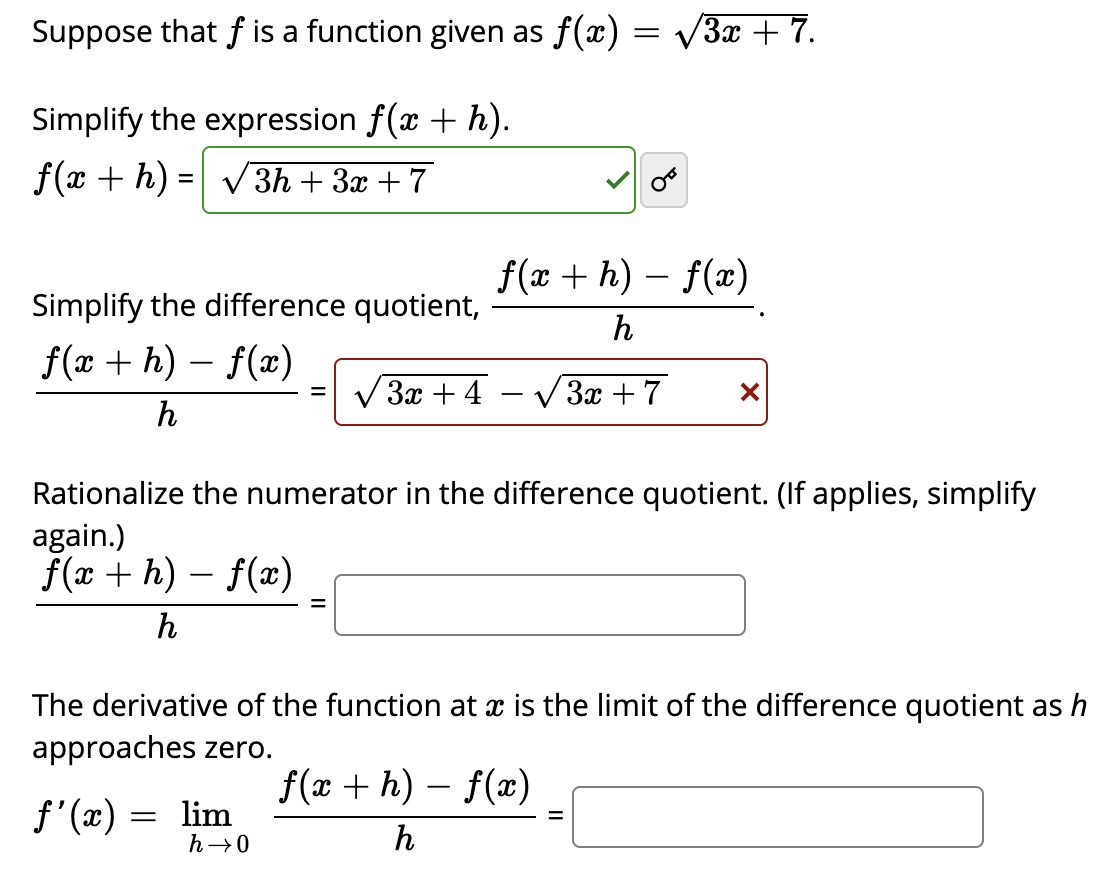 Solved Suppose that f is a function given as f(2) = 1 - 3x + | Chegg.com