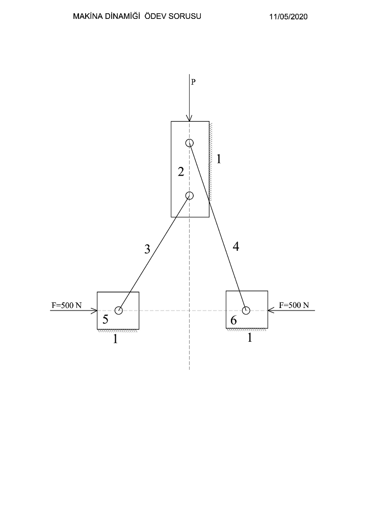 Solved Find the effective force and all the joint forces on | Chegg.com