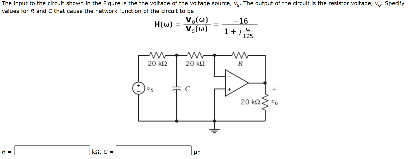 Solved The input to the circuit shown in the Figure is the | Chegg.com