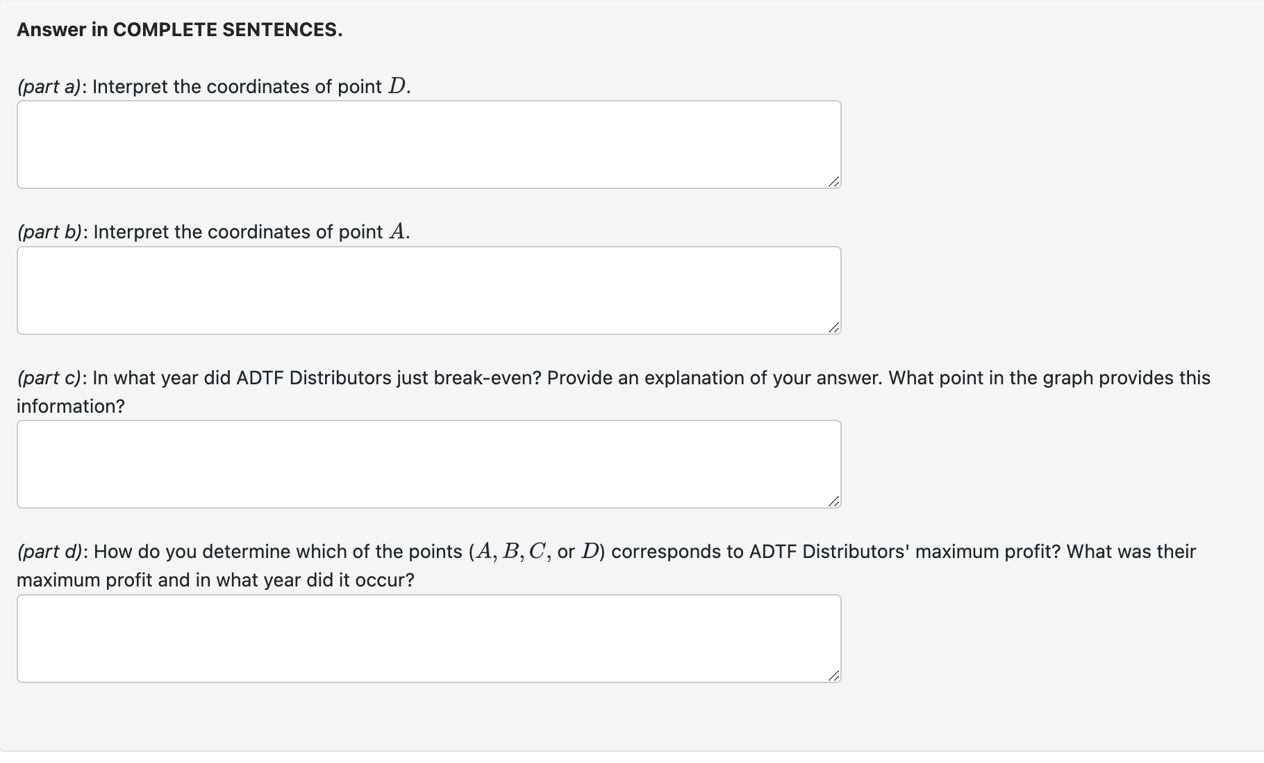 Solved ADTF Distributors manufactures and sells vinyl | Chegg.com