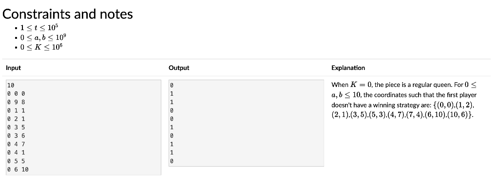 Two players are playing on an infinite chess board. | Chegg.com