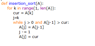 Solved combine InsertionSort and InPlace QuickSort so | Chegg.com