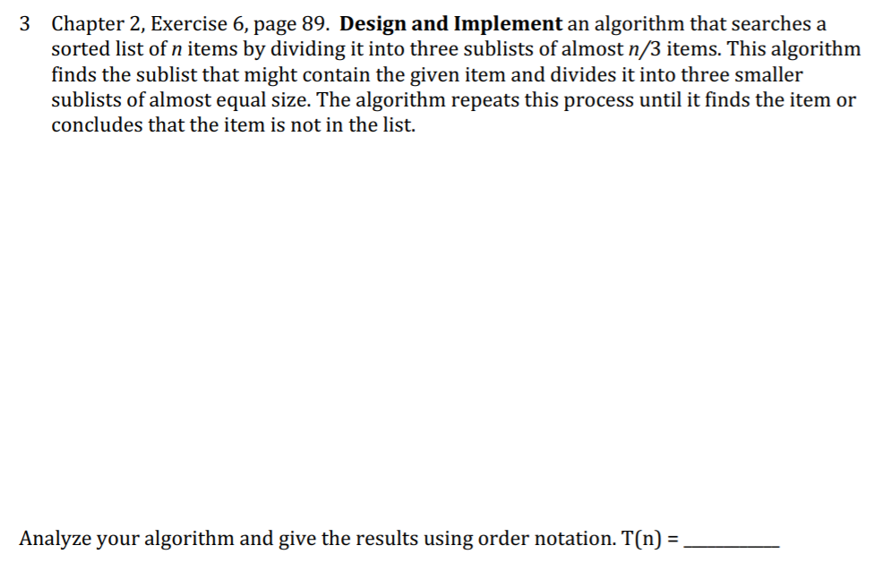 Solved 3 Chapter 2 Exercise 6 Page 89 Design And