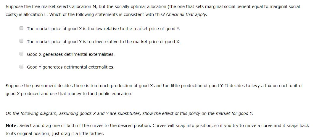 Solved 5. Externalities and efficient resource allocation | Chegg.com