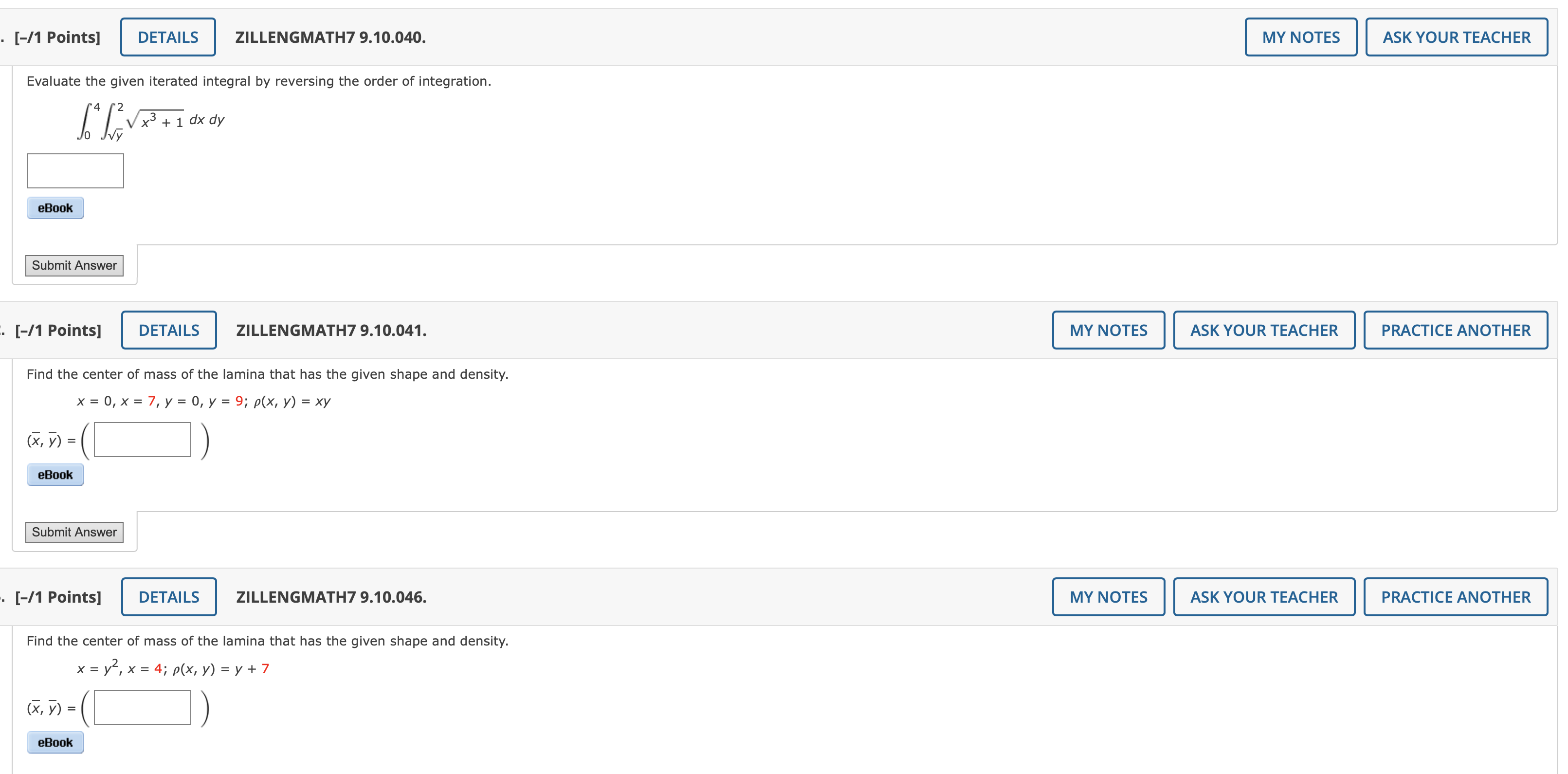 Solved Evaluate the given iterated integral by reversing the | Chegg.com