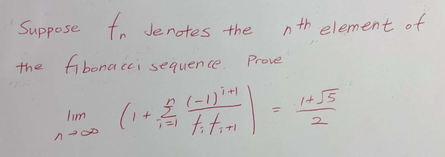 Solved nth element of Suppose to Jenotes the the fibonacci | Chegg.com