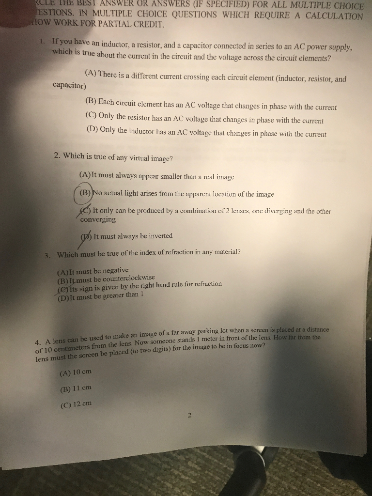 Solved CLE THE ANSWER ANSWERS BEST OR (IF SPECIFIED) FOR ALL | Chegg.com