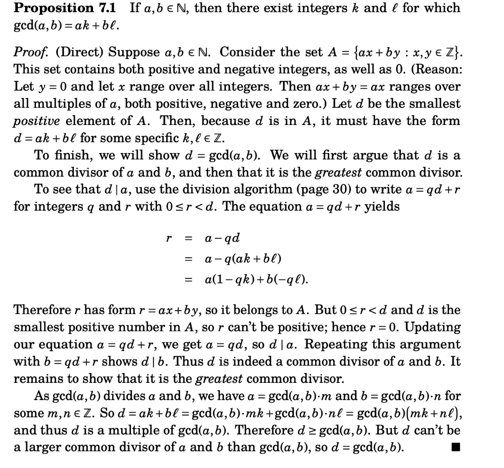 Solved If Gcda Cgcdb C1 Then Gcdab C1 