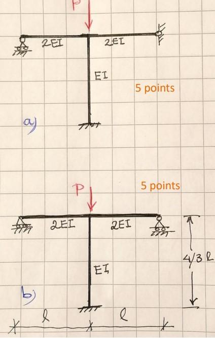 Determine Critical Buckling Loads For Both Cases The