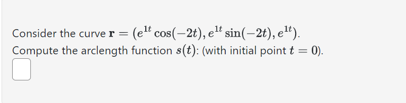 Solved Consider the curve | Chegg.com