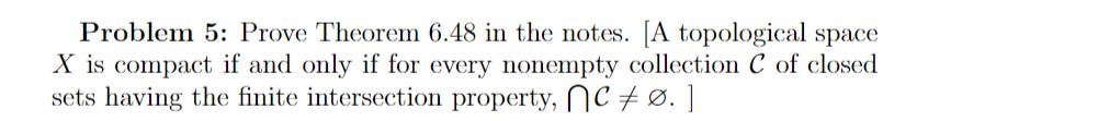Solved Problem 5: Prove Theorem 6.48 in the notes. [A | Chegg.com