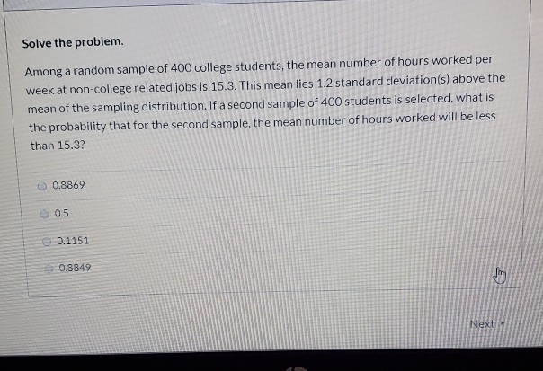 Solved Solve the problem. Among a random sample of 400 | Chegg.com
