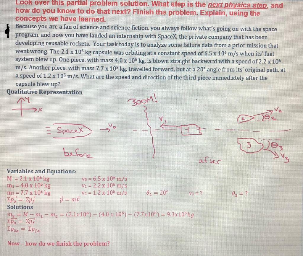 Solved Look over this partial problem solution. What step is | Chegg.com