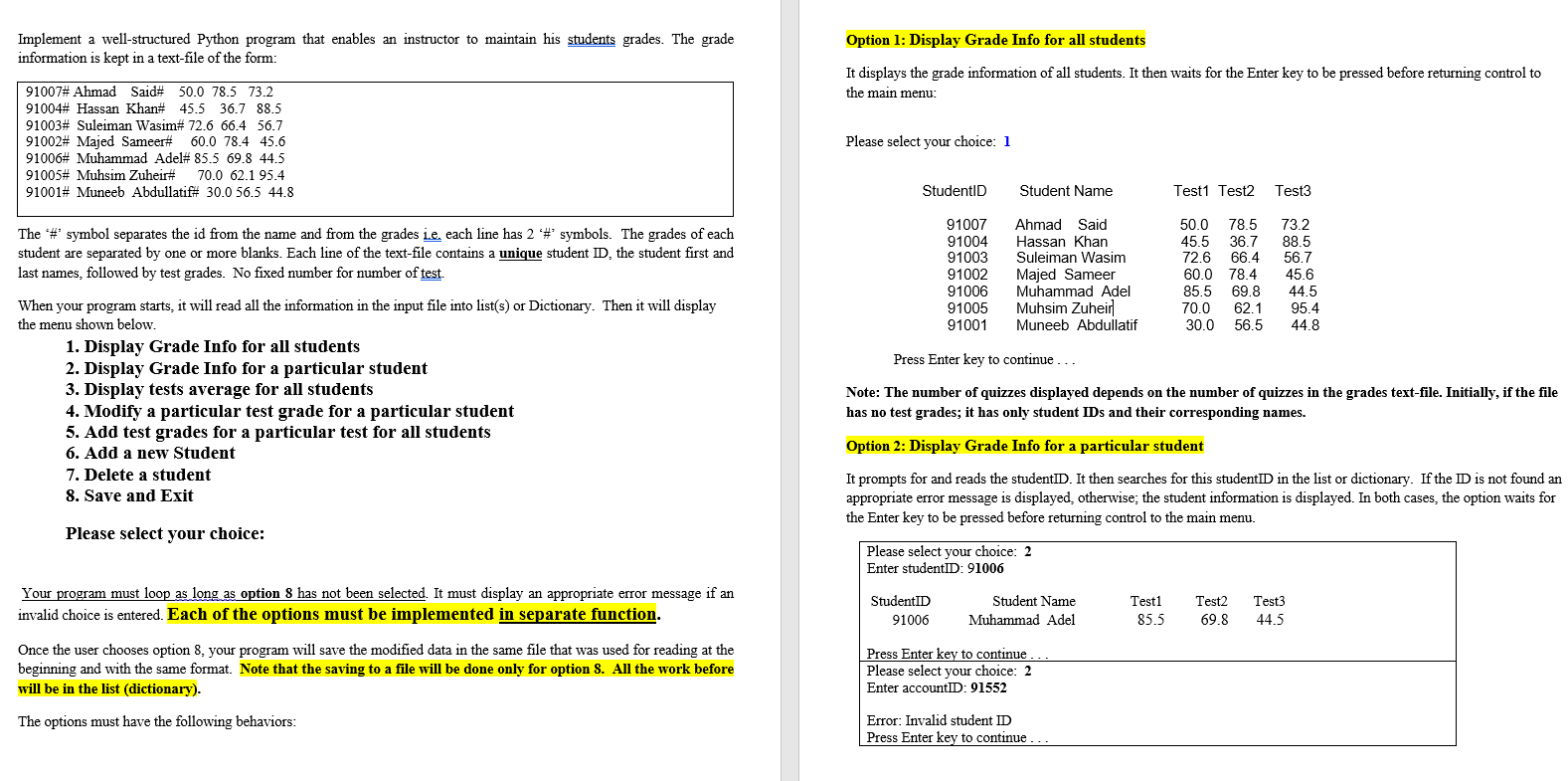 Solved Implement a well-structured Python program that | Chegg.com