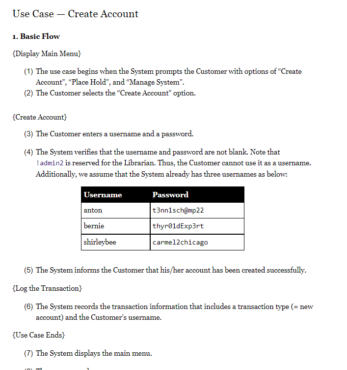 Solved Please follow Example Test Case 0, and create 3 test | Chegg.com