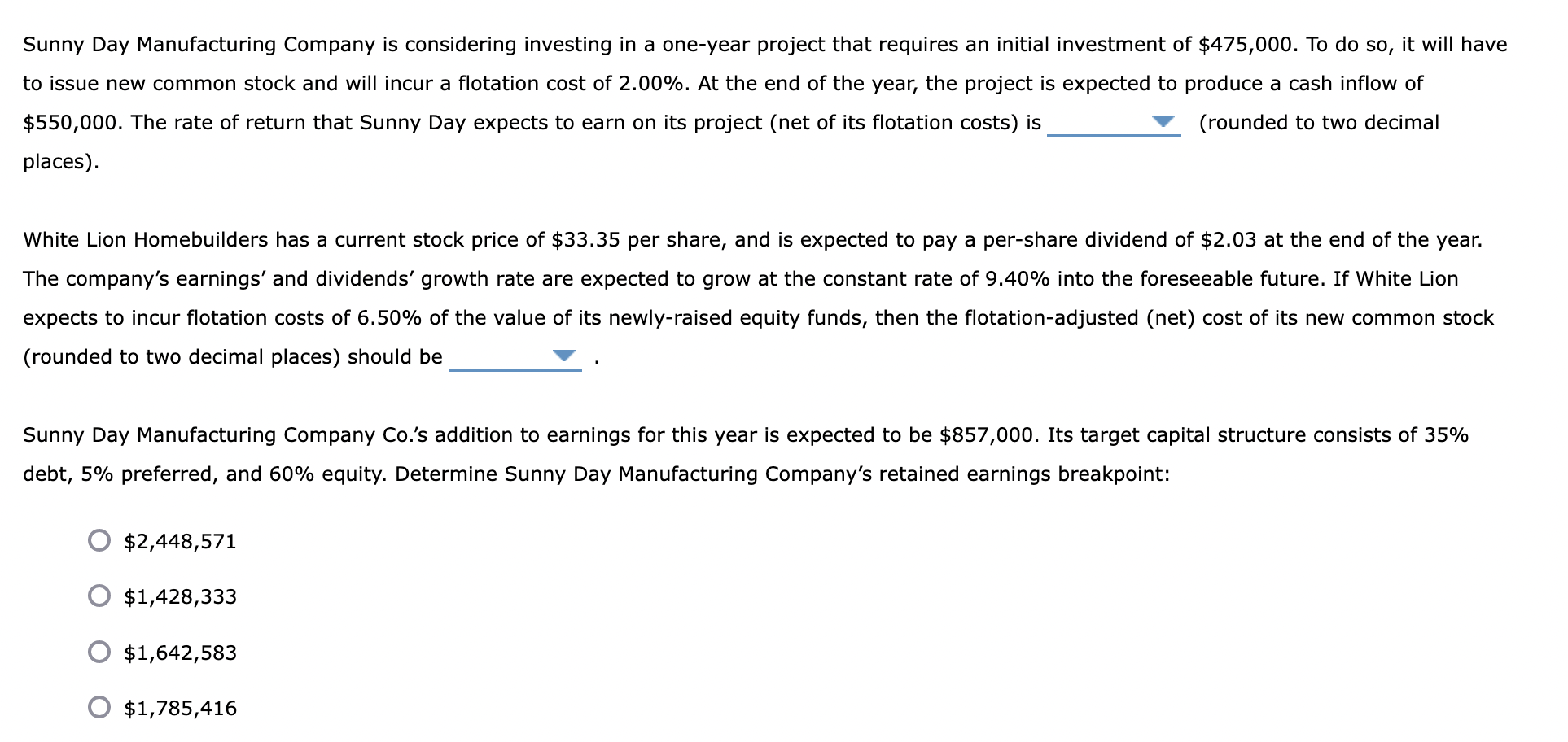 Solved If a firm needs additional capital from equity | Chegg.com
