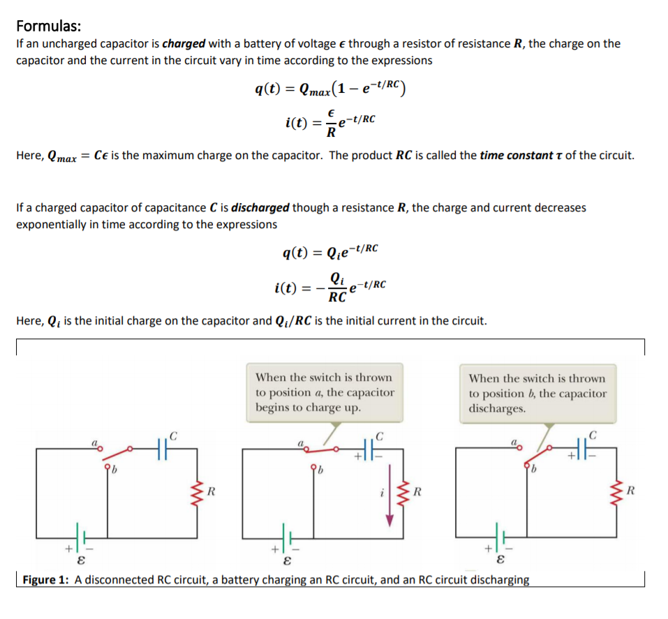 Solved The time constant t Let's try to understand the time | Chegg.com
