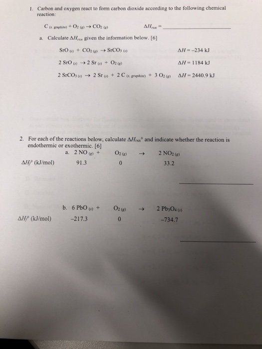 Solved Carbon and oxygen react to form carbon dioxide | Chegg.com
