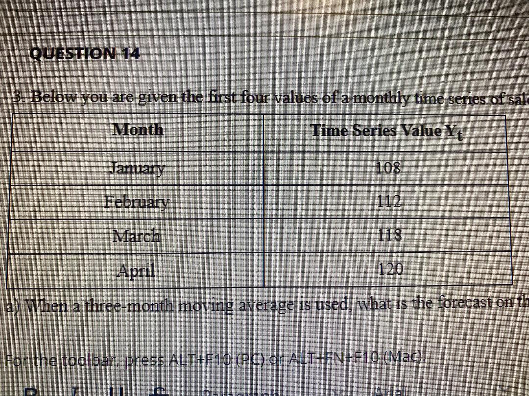 Solved Below you are given the first four values of a | Chegg.com