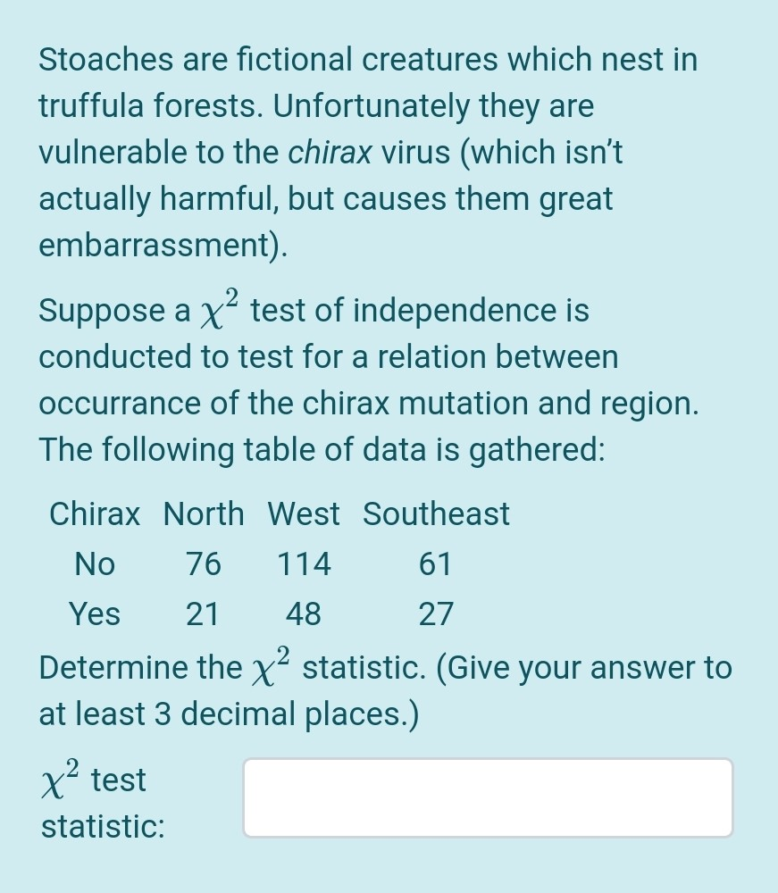 Solved Stoaches are fictional creatures which nest in | Chegg.com