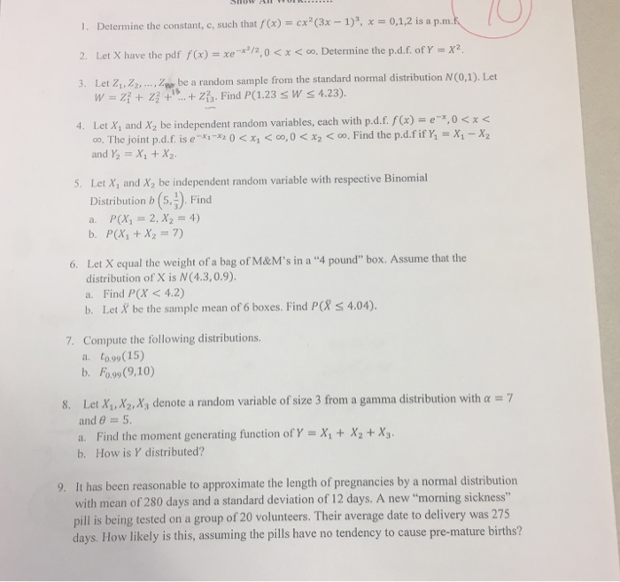 Solved Determine the constant, c, such that f (x) = cx^2 (3x | Chegg.com Solved Determine the constant, c, such that f (x) = cx^2 (3x | Chegg.com