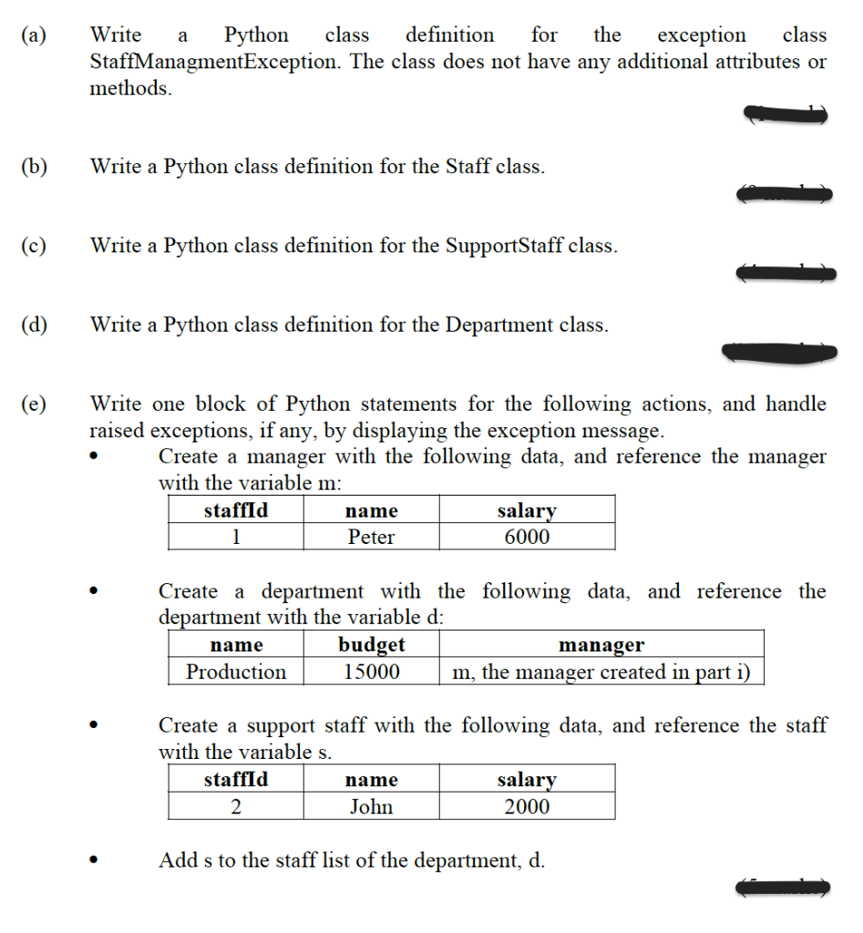 Question 3 The class diagram in Figure Q3 shows | Chegg.com