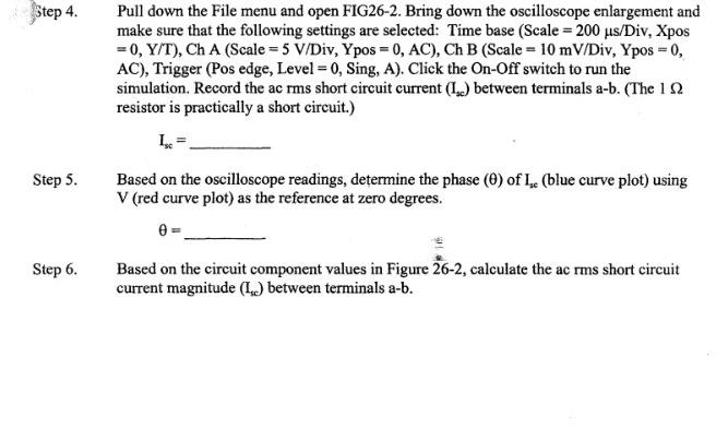 Solved Figure 26-2 Determining the AC Short Circuit Current | Chegg.com