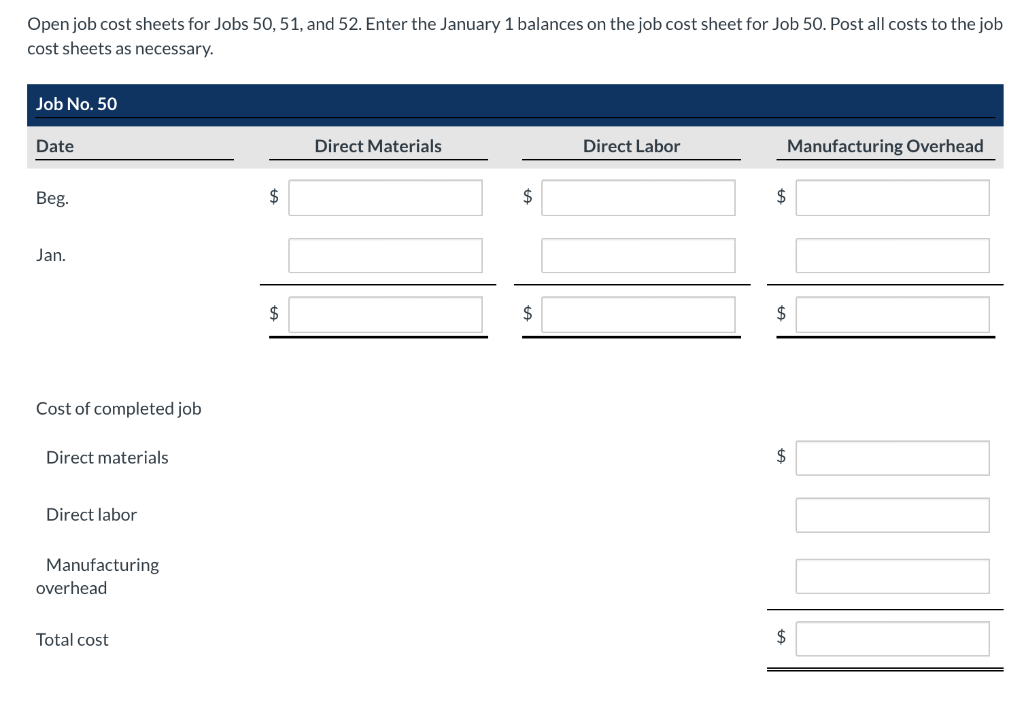 Solved Lott Company uses a job order cost system and applies | Chegg.com
