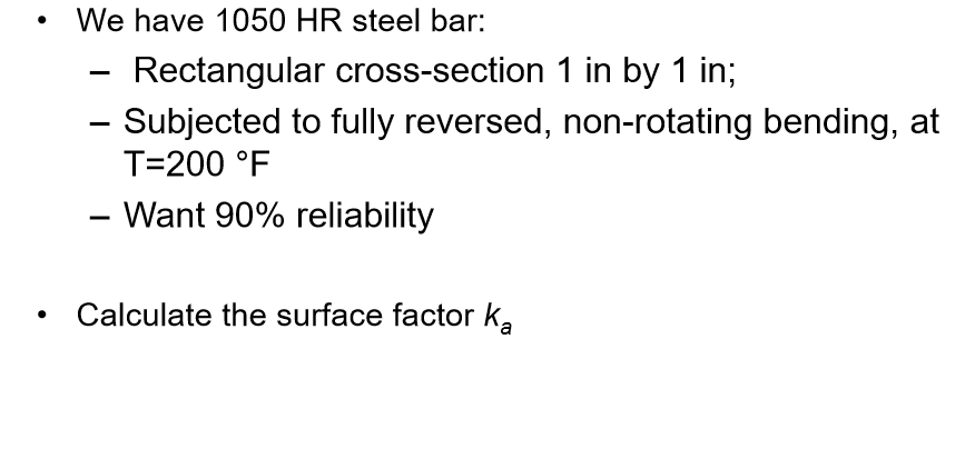 We have 1050 HR steel bar: - Rectangular | Chegg.com
