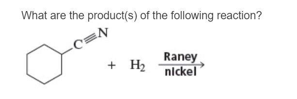 Solved What are the product(s) of the following reaction? | Chegg.com