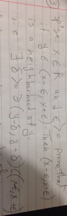 Solved sp'se x elementof R and E > 0. Prove that if y | Chegg.com