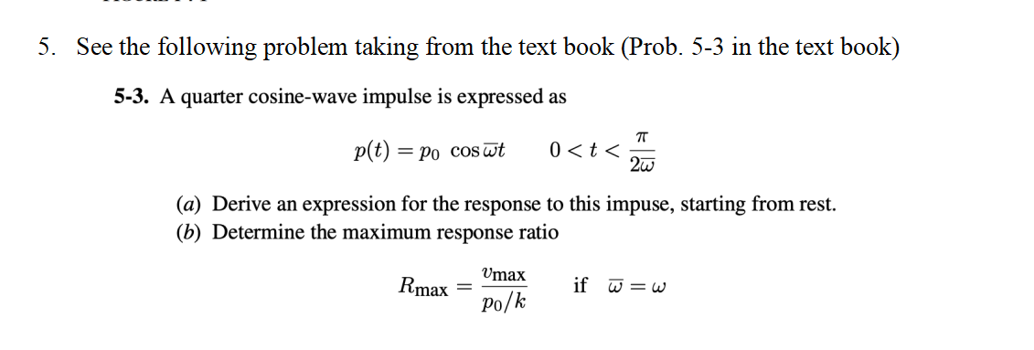See the following problem taking from the text book | Chegg.com