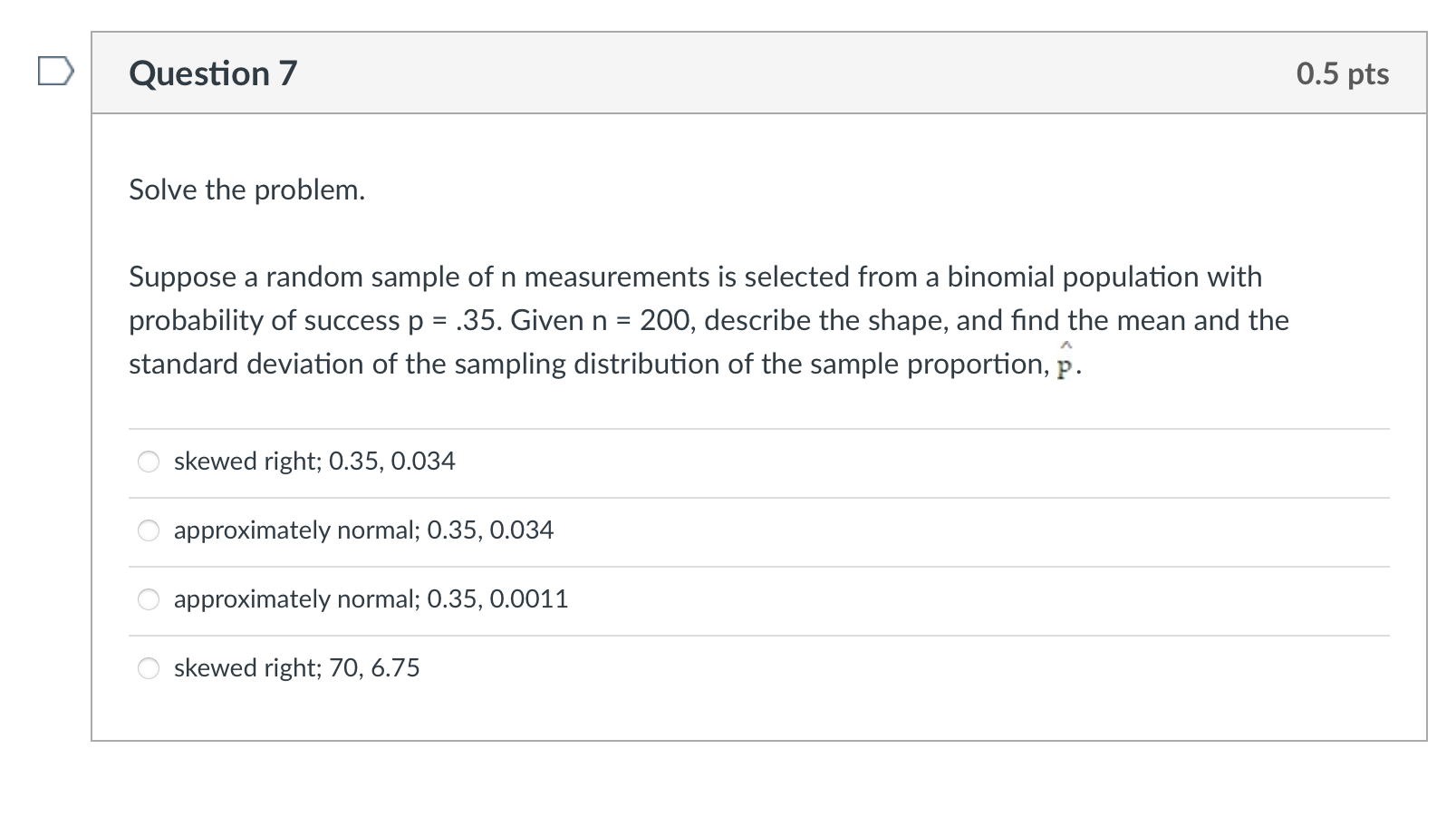 Solved Solve the problem. Suppose a random sample of n | Chegg.com