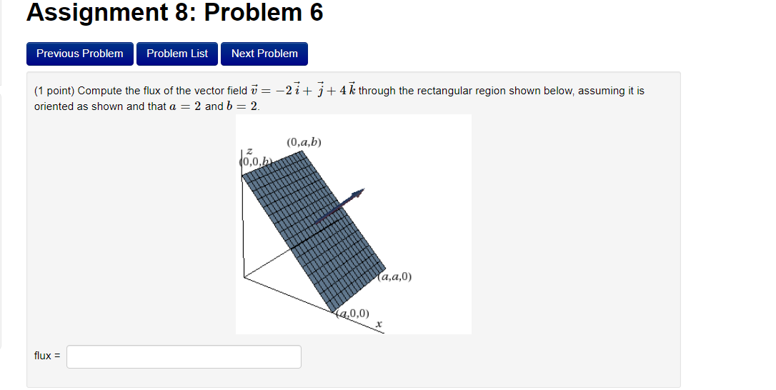 Solved Assignment 8: Problem 6 Previous Problem Problem List | Chegg.com