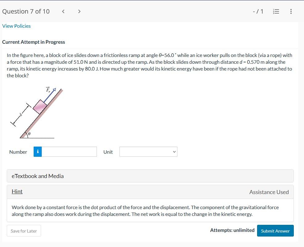 Solved In the figure here, a block of ice slides down a | Chegg.com