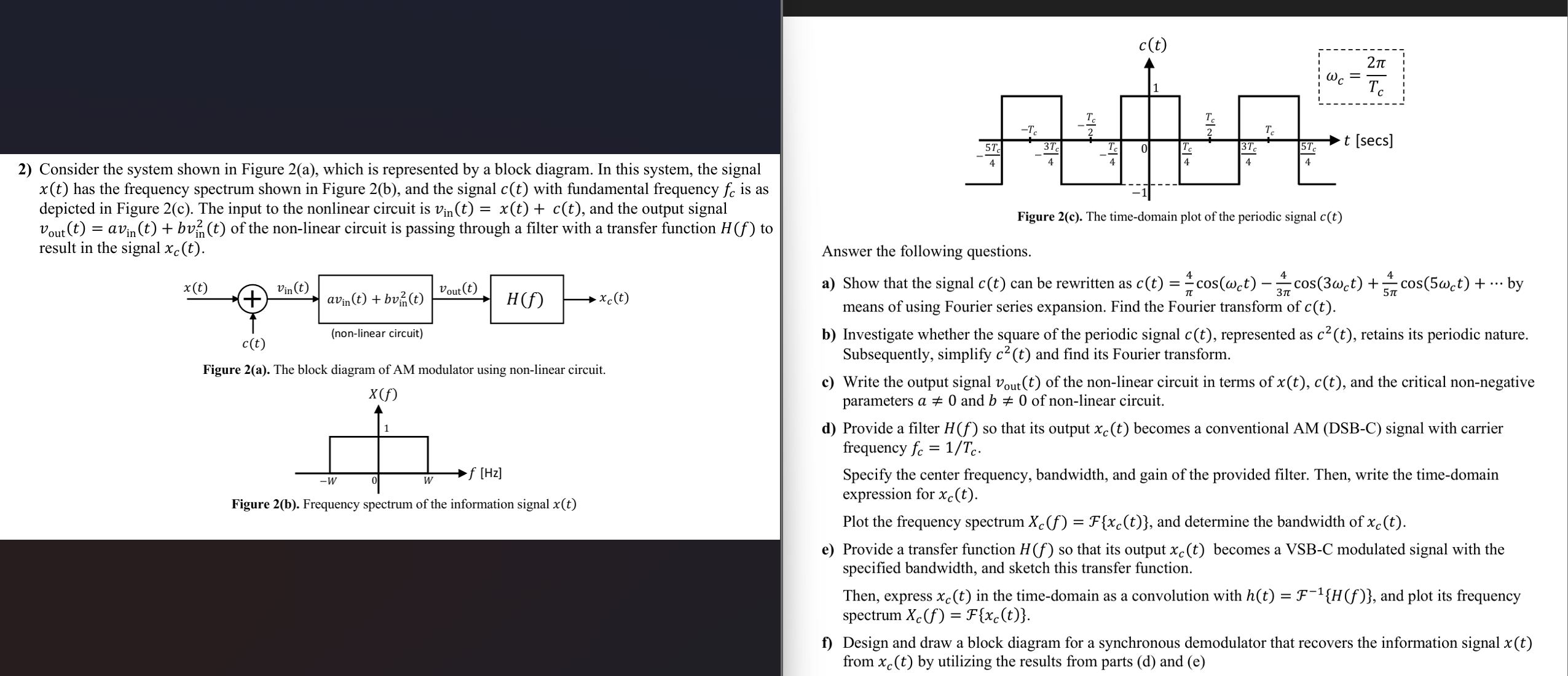 Solved by an EXPERT Consider the system shown in ﻿Figure 2(a), ﻿which is | Chegg.com