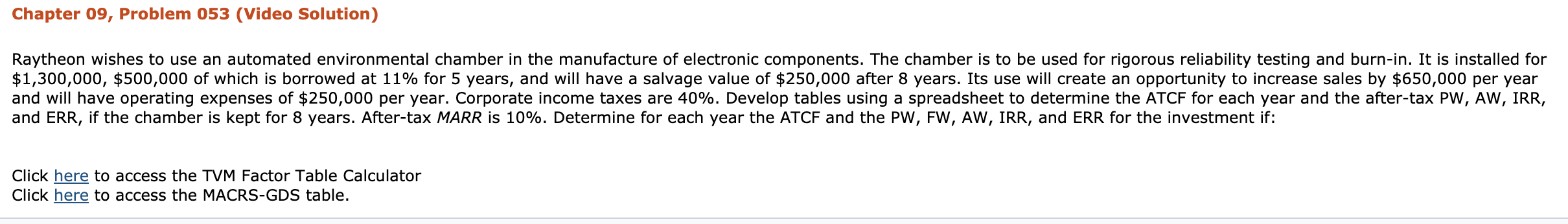 Chapter 09, Problem 053 (Video Solution) Raytheon | Chegg.com