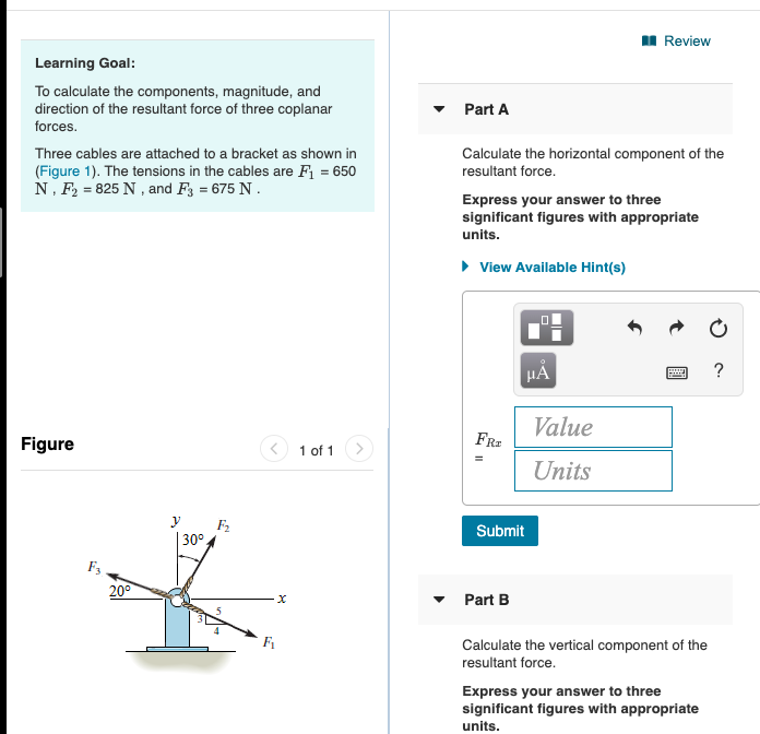 Solved Review Part A Learning Goal: To calculate the | Chegg.com