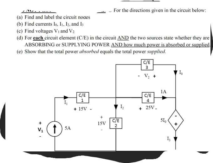 Solved (a) Find and label the circuit nodes (b) Determine | Chegg.com
