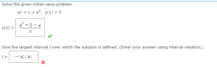Solved Solve the given initial-value problem. | Chegg.com