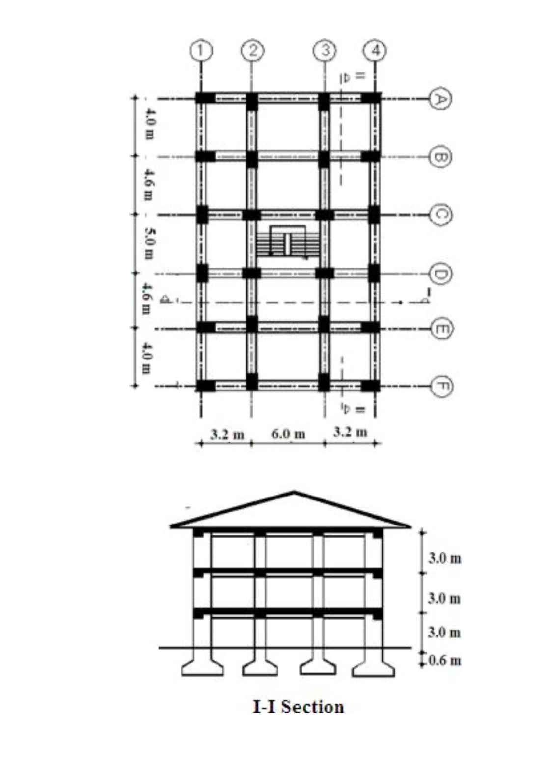 Solved Determine the dimensions of the columns and beams | Chegg.com