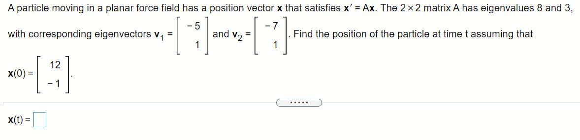 Solved A particle moving in a planar force field has a | Chegg.com