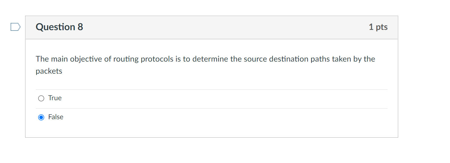 Solved The Main Objective Of Routing Protocols Is To 3963