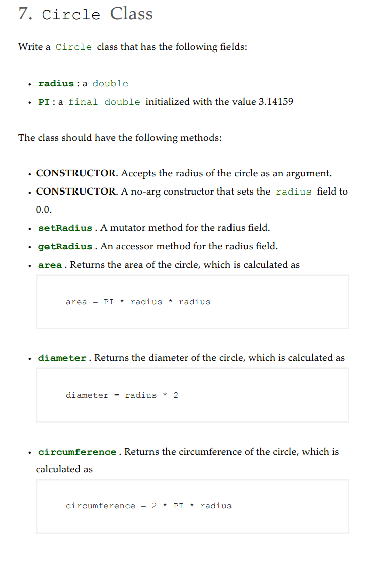 Solved 3. Personal Information Class The Personal | Chegg.com